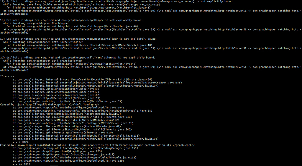Map Matching UI Errors - Map Matching - GraphHopper Forum