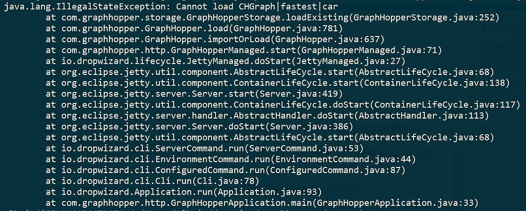 Can't load pre-imported graph on different machine - Open Source Routing Engine - GraphHopper Forum